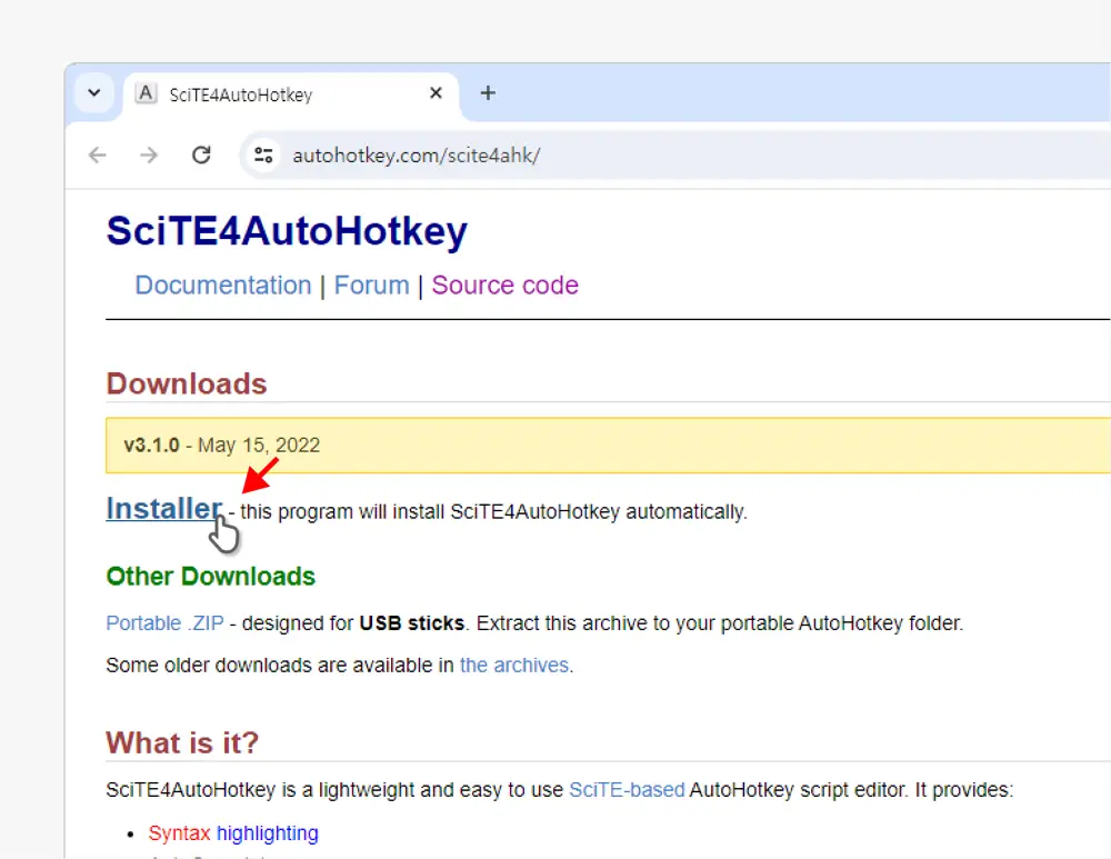 SciTE4AutoHotkey 설치하기 - SoEasyGuide